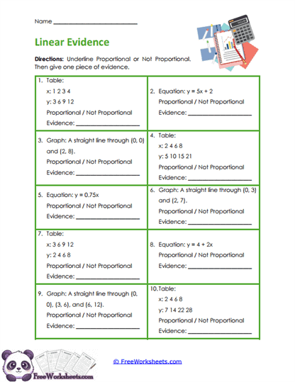 Proportion Proof Worksheet - FreeWorksheets.com