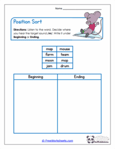 Beginning And Ending Sounds Worksheets | Kindergarten Phonemic Awareness