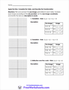 Dilations and Scale Factors Worksheets - FreeWorksheets.Com