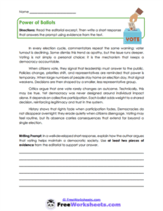 Grade 12 Reading Passages Worksheets - FreeWorksheets.Com