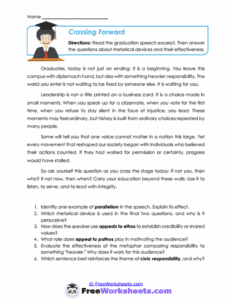 Grade 12 Reading Passages Worksheets - FreeWorksheets.Com