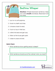 Fluency Practice Worksheets for 2nd Grade - FreeWorksheets.com