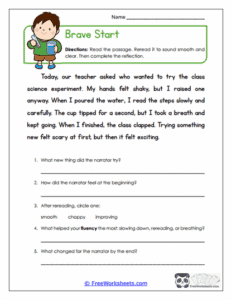 Fluency Worksheets For Grade 3 - FreeWorksheets.Com