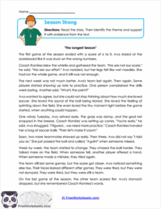 Grade 4 Reading Comprehension Worksheets - FreeWorksheets.Com