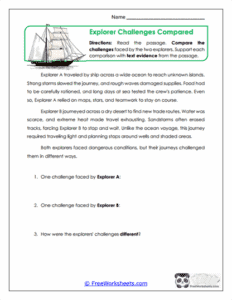 Grade 5 Reading Passages Worksheets - FreeWorksheets.Com