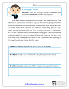 Grade 6 Reading Passages Worksheets For Grade 6 - FreeWorksheets.Com