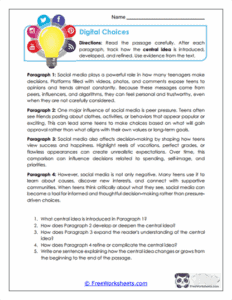 Grade 7 Reading Comprehension Worksheets - FreeWorksheets.Com