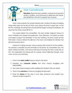 Grade 7 Reading Passages Worksheets - FreeWorksheets.Com