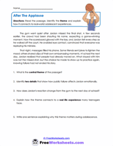 Grade 8 Reading Passage Worksheets - FreeWorksheets.Com