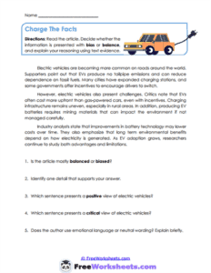 Grade 8 Reading Passage Worksheets - FreeWorksheets.Com