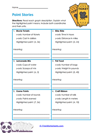 Point Meaning Worksheet - FreeWorksheets.com