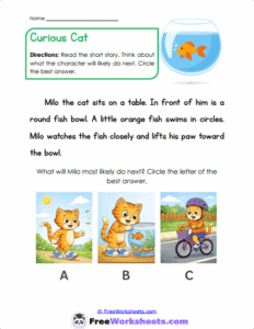 Inference and Analysis Worksheets For Kindergarten - FreeWorksheets.Com