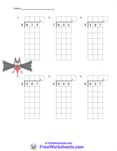 Solving Long Division Problems Worksheets - FreeWorksheets.Com