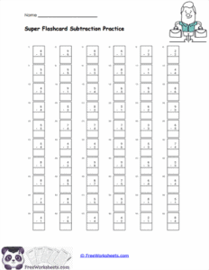 Subtract & Check Worksheet - FreeWorksheets.Com